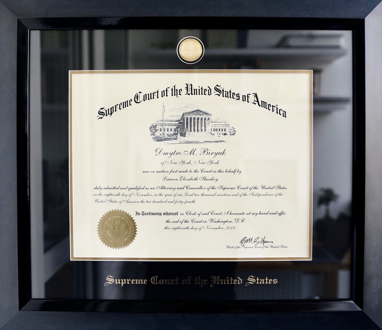 US And International Credentials Of Dmytro Biryuk Biryuk Law